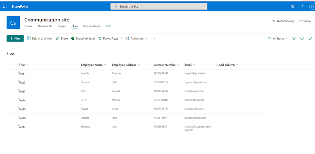 CREATE A STYLE HTML TABLE IN AN EMAIL USING POWER AUTOMATE: - Softree ...