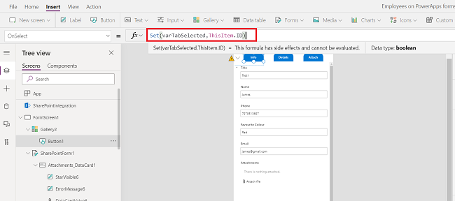 Tabbed Form in Power Apps - Softree Technology