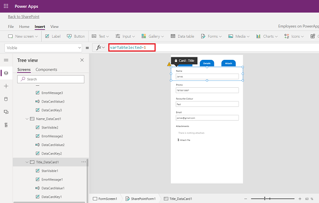 Tabbed Form in Power Apps - Softree Technology