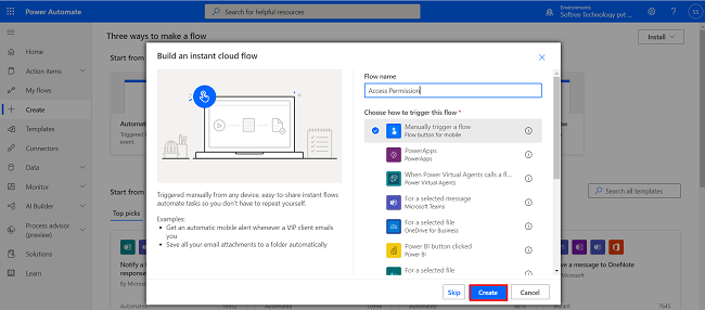 Grant permission a user in SharePoint list item by using flow: - Softree Technology