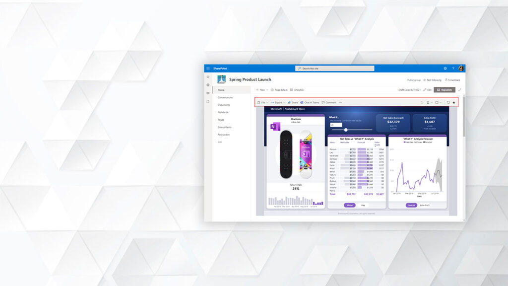 microsoft-brings-power-bi-report-action-bar-in-sharepoint-online