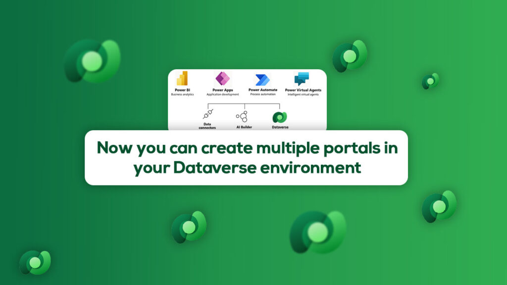 Now you can create multiple portals in your Dataverse environment ...