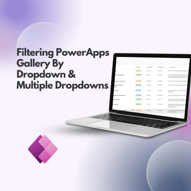 Filtering PowerApps Gallery By Dropdown & Multiple Dropdowns - Softree Technology