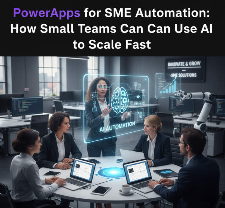 PowerApps for SME Automation: How Small Teams Can Use AI to Scale Fast - Softree Technology